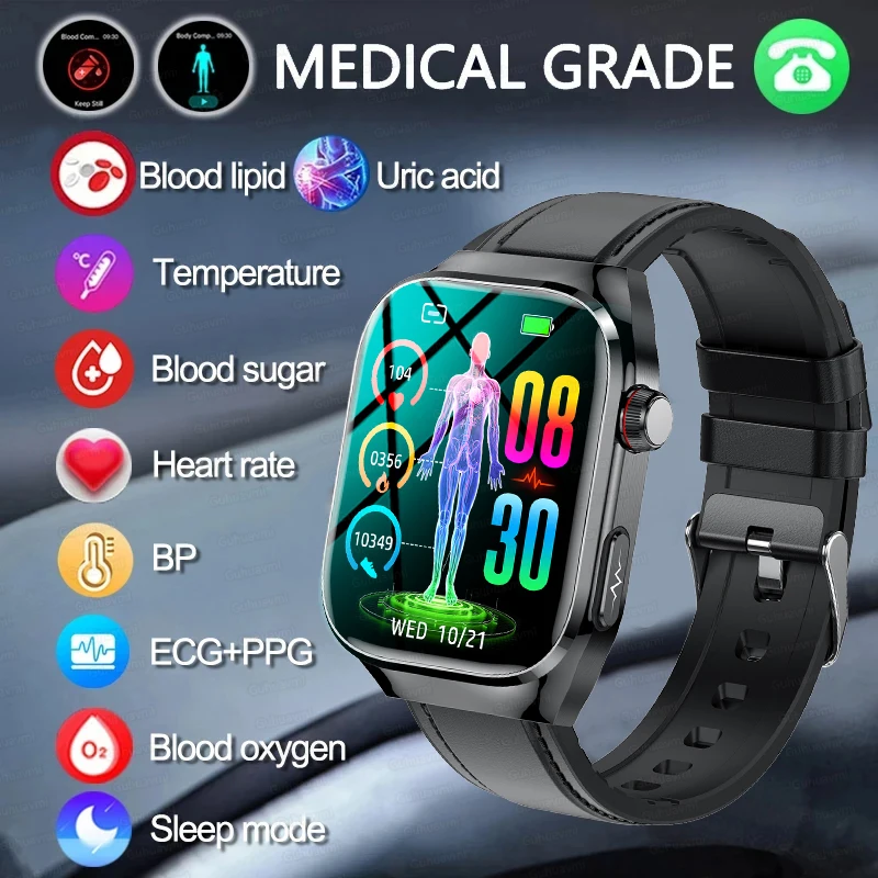 Reloj-inteligente-ECG-PPG-para-hombre-pulsera-con-rastreador-de ...