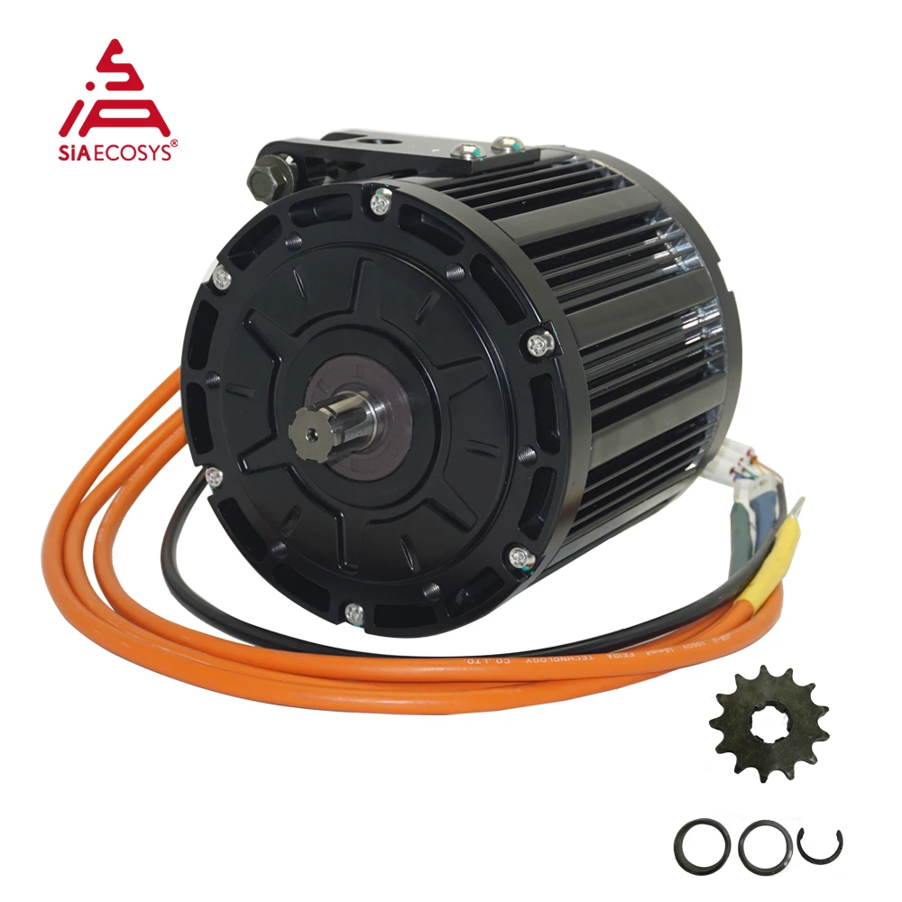 QS138 QSMOTOR 138 2500W 72V 60H Max 4500RPM Hall PMSM Mid drive Motor ...