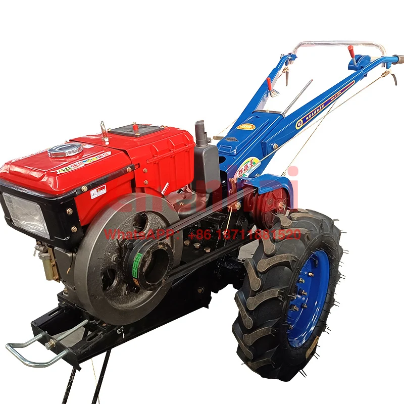 Hot-sale-farm-mini-walking-hand-tractor-tiller-rotary-plough-machine ...