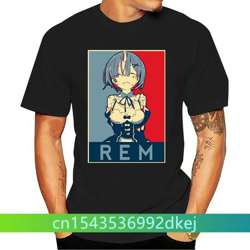 Men tshirt ReZero Rem Re Zero T Shirt Printed T-Shirt tees top
