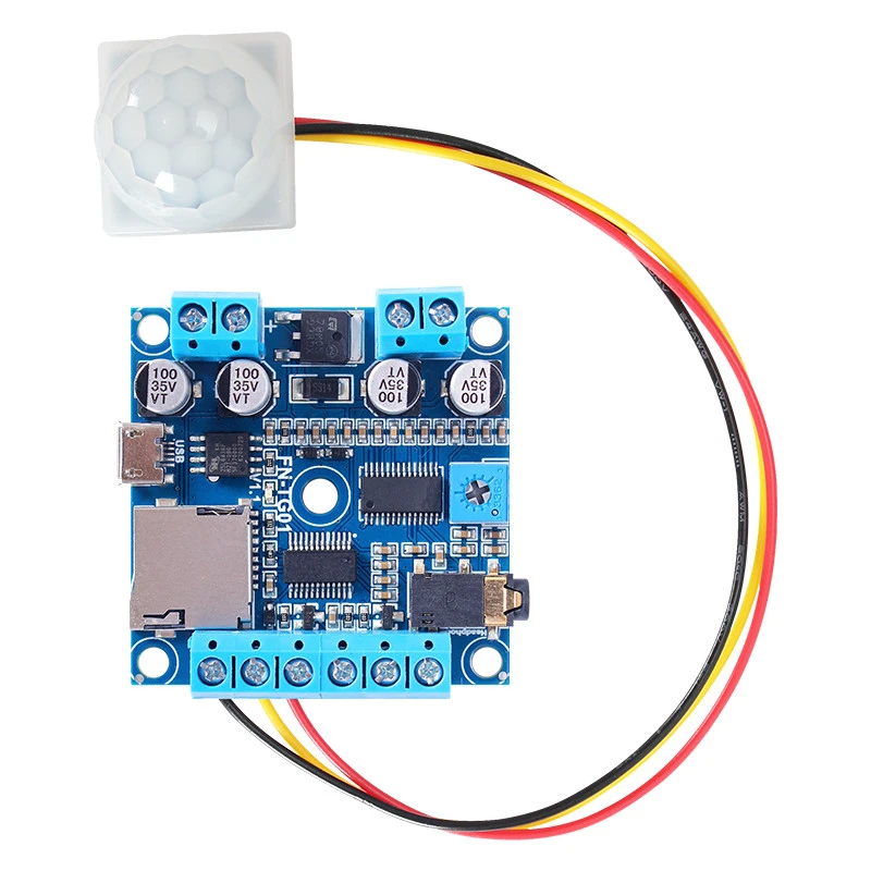 PIR Motion Activated Sound Player Board for DIY Animatronics and POP ...