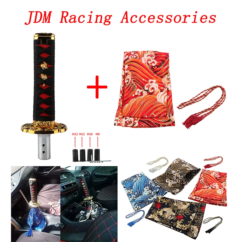 Fashion-Japanese-Style-Car-Gear-Knob-Cloth-Boot-Cover-JDM-Universal ...
