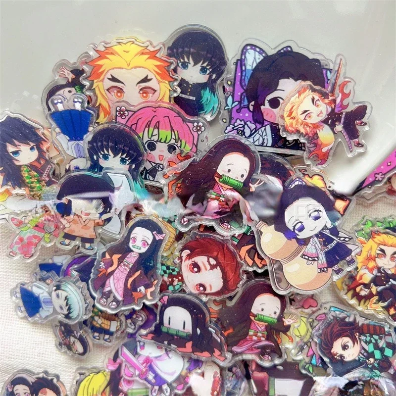 Demon-Slayer-Anime-Cartoon-Q-Version-Transparent-Acrylic-Thick-Double ...