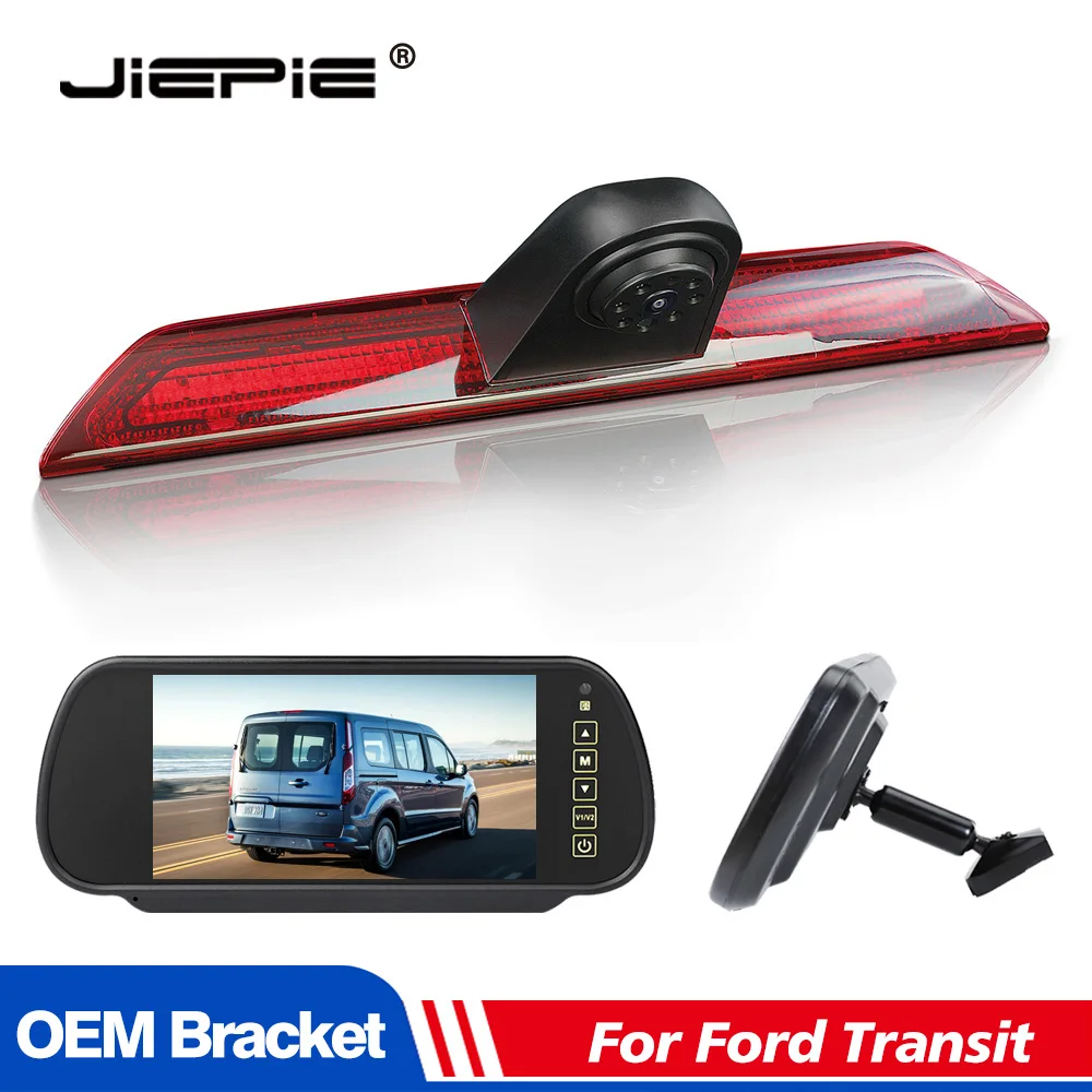 Brake-Light-Rear-View-Camera-OEM-Mount-Rear-Mirror-Monitor-Kit-IR-Night ...