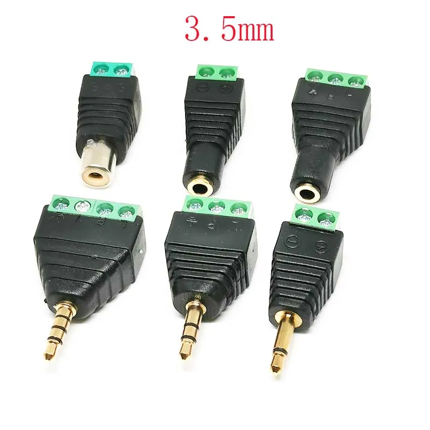 1Pcs-3-5-Jack-Connector-Stereo-Adapter-3-5Mm-Audio-Mono-Kanaal-Plug ...