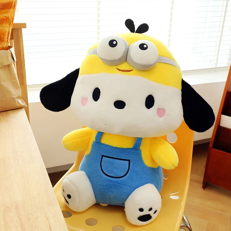 Cute-Little-Yellow-Man-Pochacco-Doll-Pacha-Dog-Plush-Toy-Transforms ...