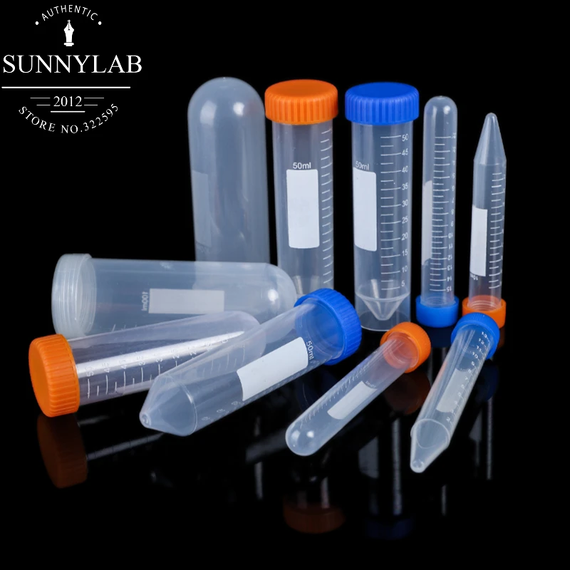 Lab-10-15-25-50-100-120ml-Plastic-Centrifuge-tubes-with-screw-cap ...