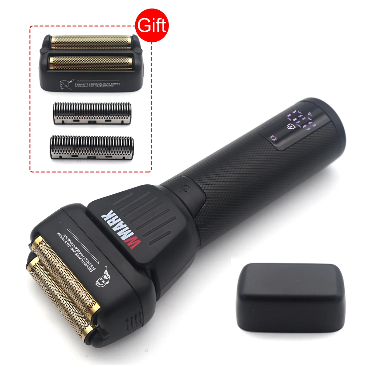 WMARK NG-7982 Professional Hair Trimmer for Man 9000RPM Titanium Coated ...
