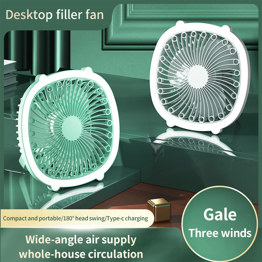 Desk-Fan-With-3-Speed-Options-Dual-Air-Circulation-Cooling-Fan-For ...