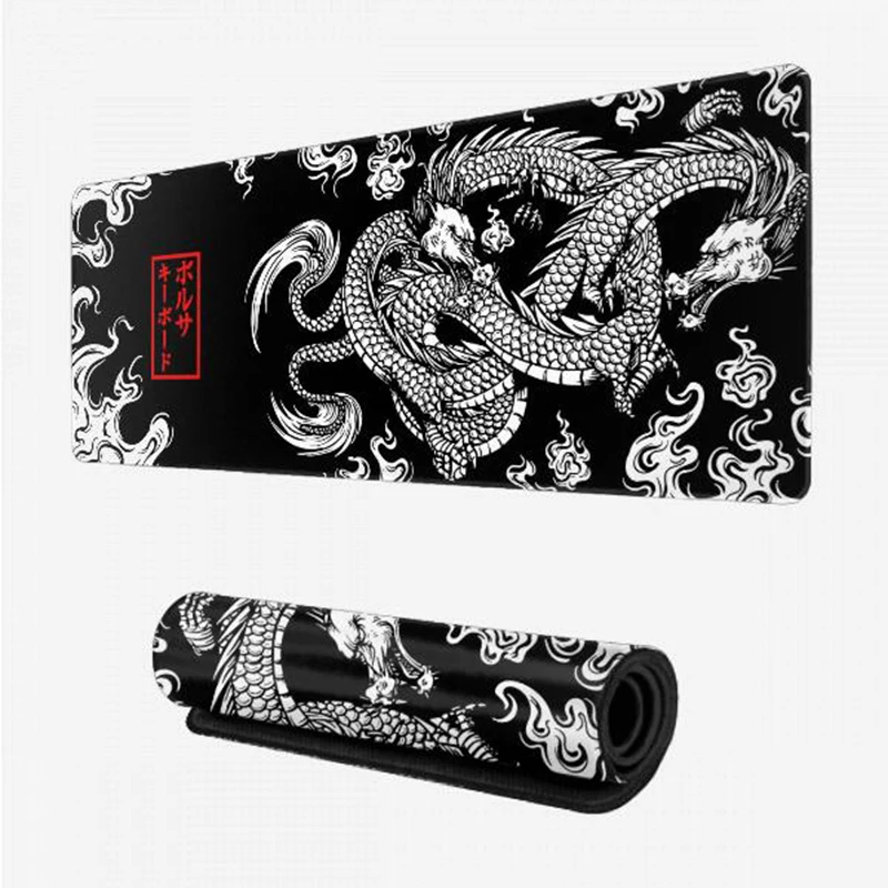Japanese Dragon Mouse Pad Gamer Computer Gaming Mousepad XXL Rubber ...