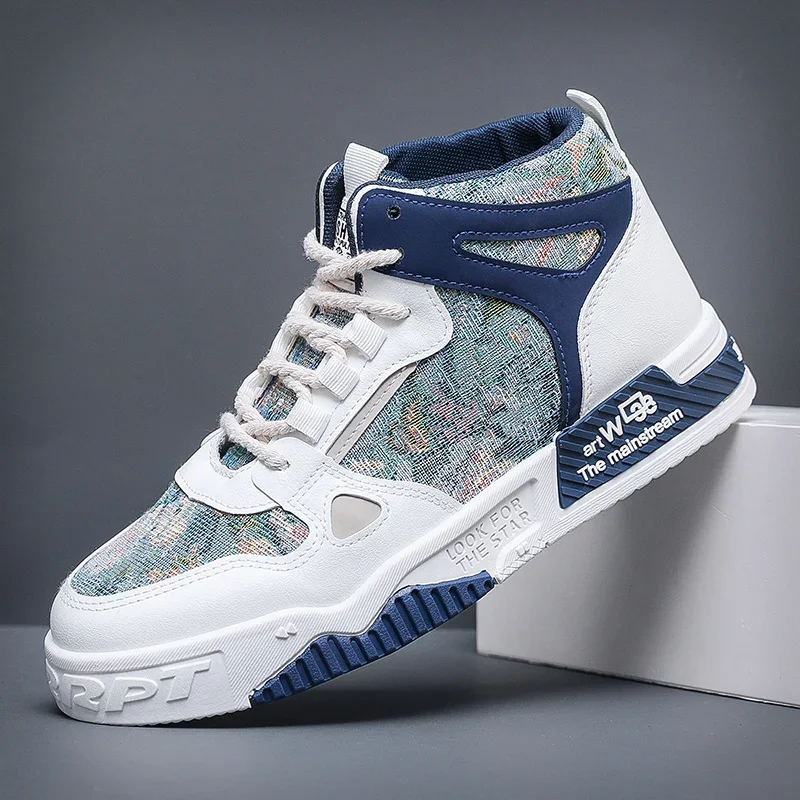 High Top Mens Casual Shoes Breathable Fashion Mens Running Shoes ...