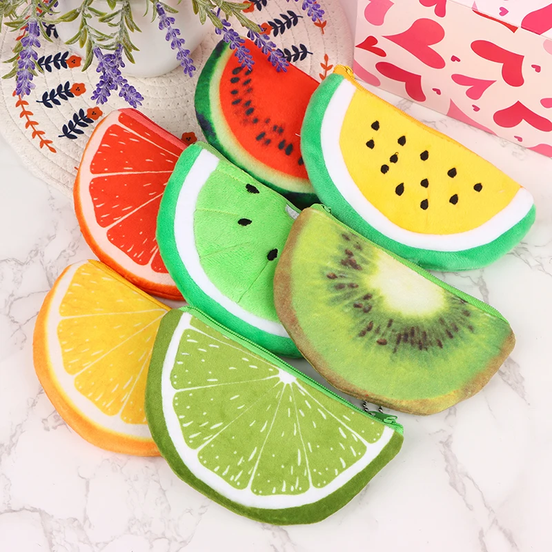 Cute-Fruit-Wallet-Watermelon-Orange-Lemon-Coin-Purse-Plush-Change-Purse ...