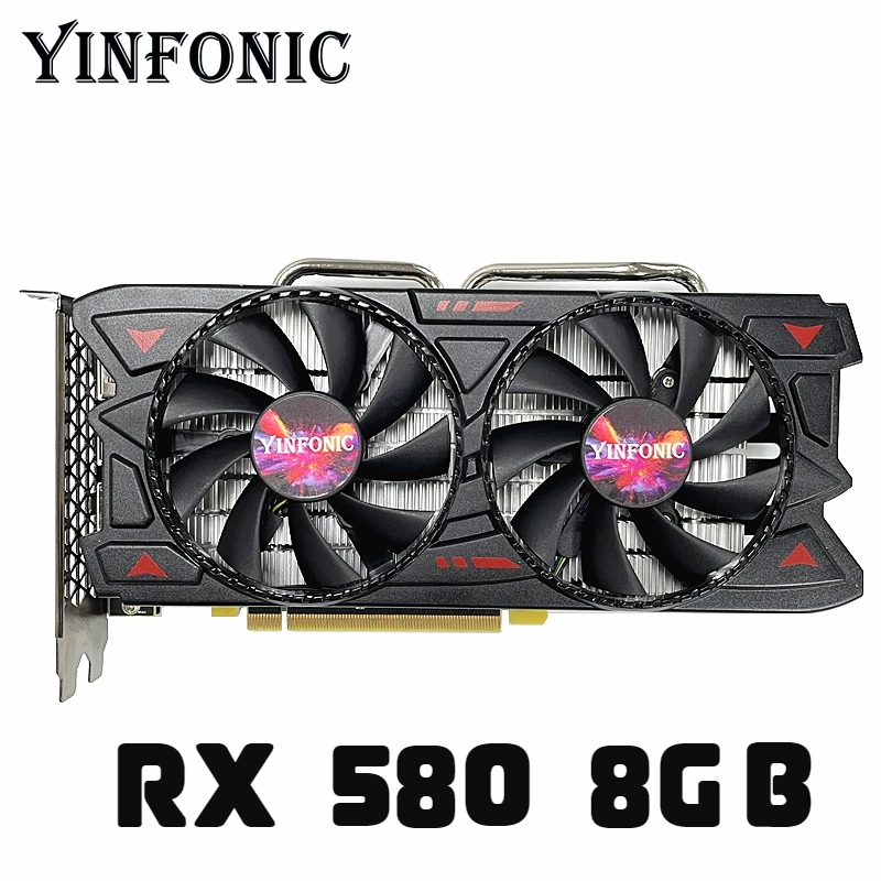 Mining Video Card RX 580 8GB 256Bit 2048SP GDDR5 Graphics Card for AMD ...