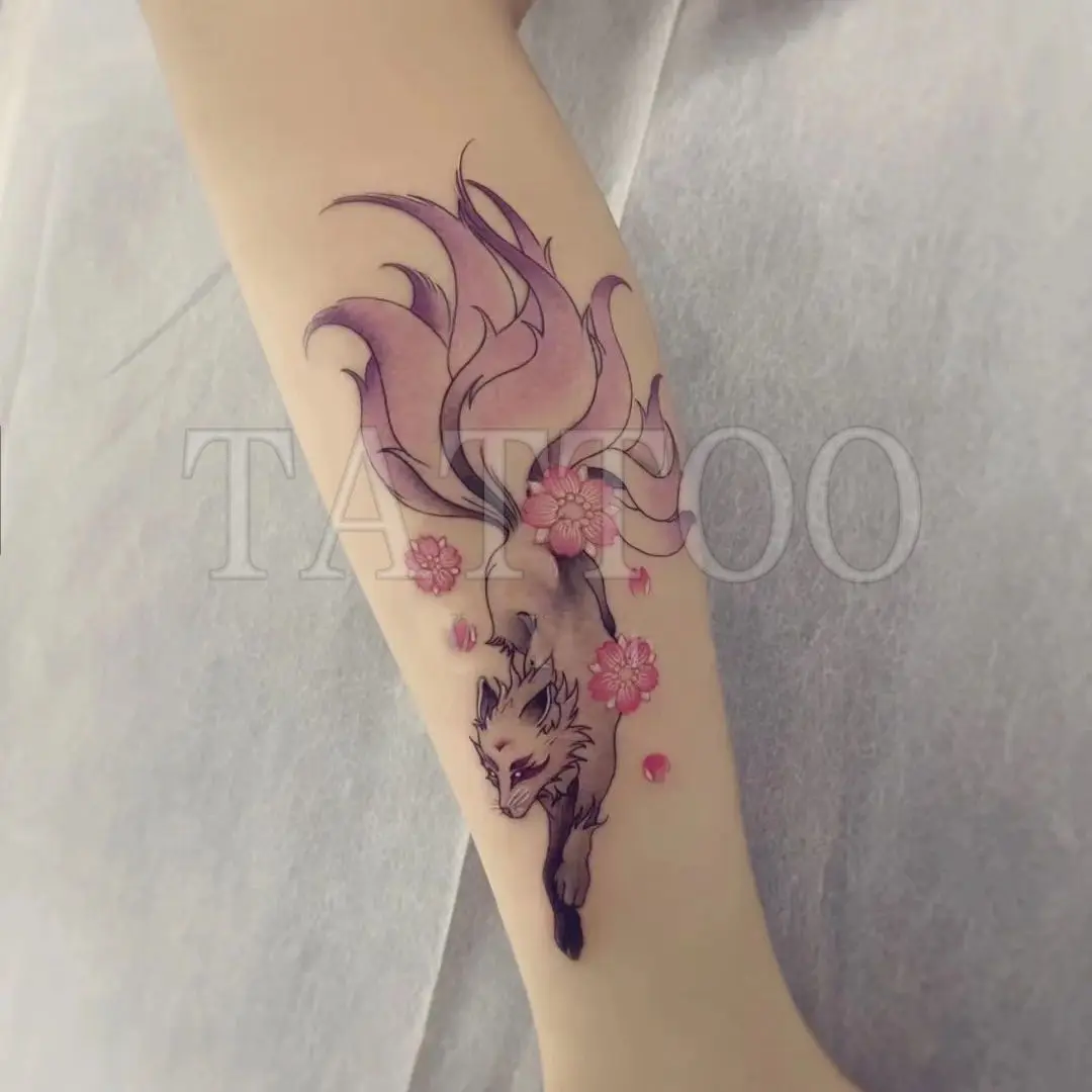 Cherry Blossom Tattoo Leg