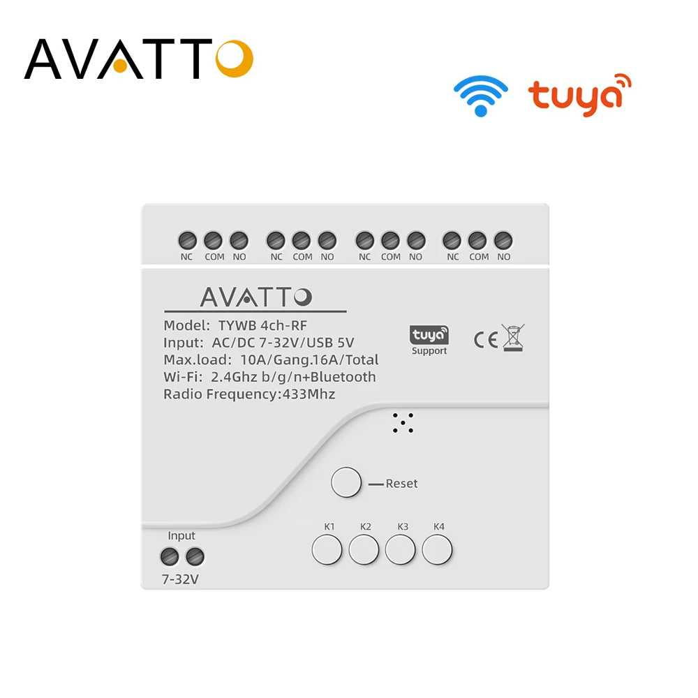 AVATTO-Tuya-Smart-WiFi-Motor-Switch-Module-with-4Channels-7-32V-85-250V ...