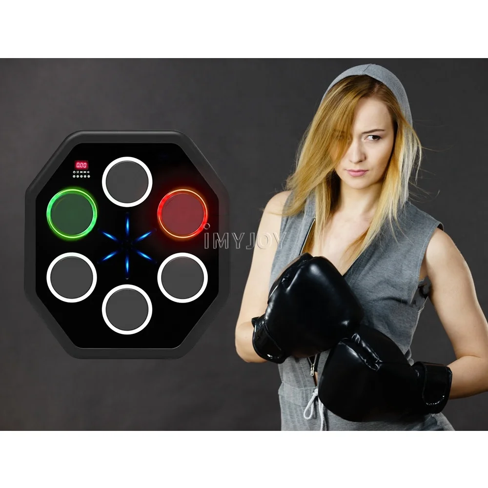 Low-price-portable-wall-mounted-electronic-mini-music-punch-game-boxing ...