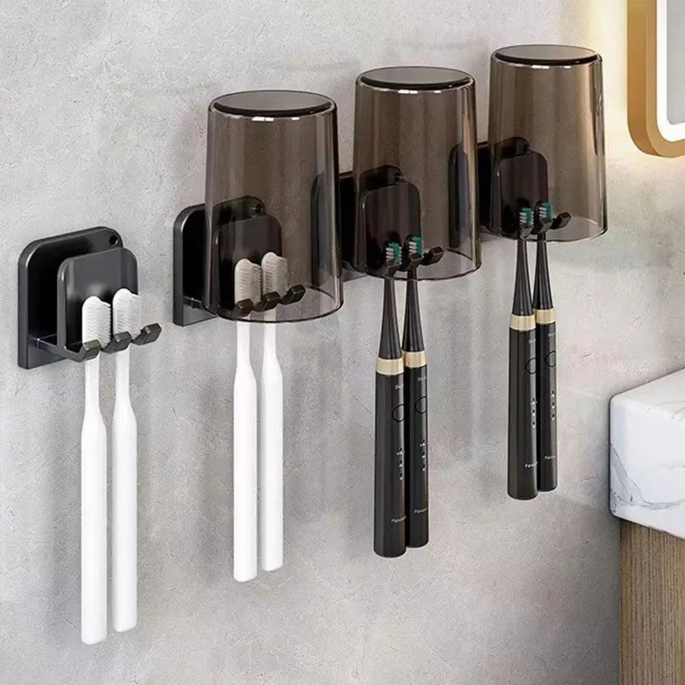 1pc-Toothbrush-Holder-Punch-free-Wall-mounted-Toothpaste-Organizer ...