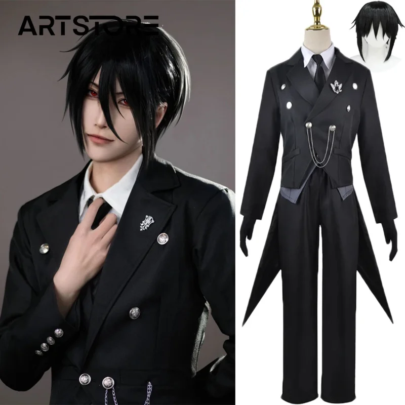 Black-Butler-Cosplay-Japanese-Anime-Kuroshitsuji-Sebastian-Michaelis ...