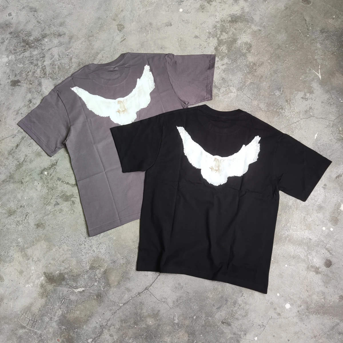 Yao-Camiseta-con-estampado-gr-fico-de-Paloma-para-hombre-ropa-de-calle ...