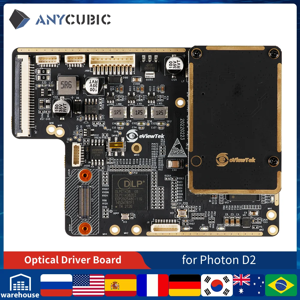 ANYCUBIC-Accessory-Original-Optical-Driver-Board-for-Photon-D2-for-3D ...