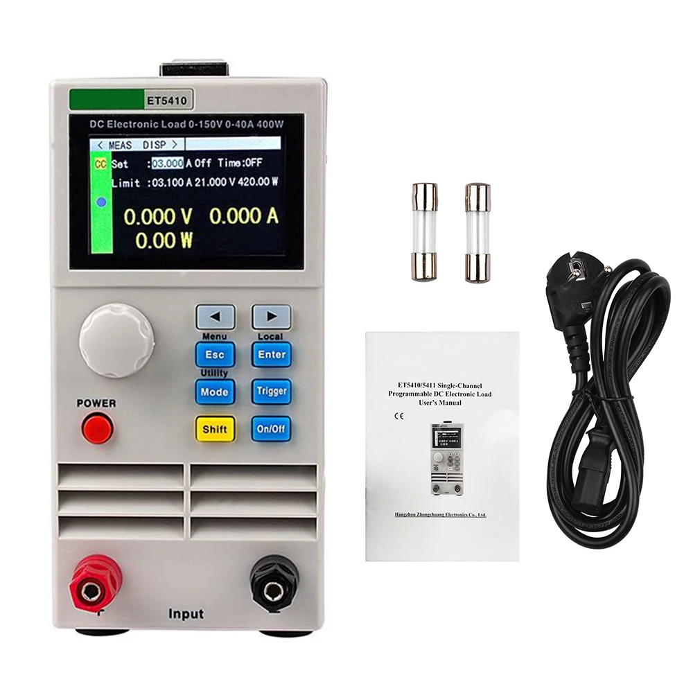 150v 40a 400w Single Channel Dc Programmable Electronic Load Tester Cc ...