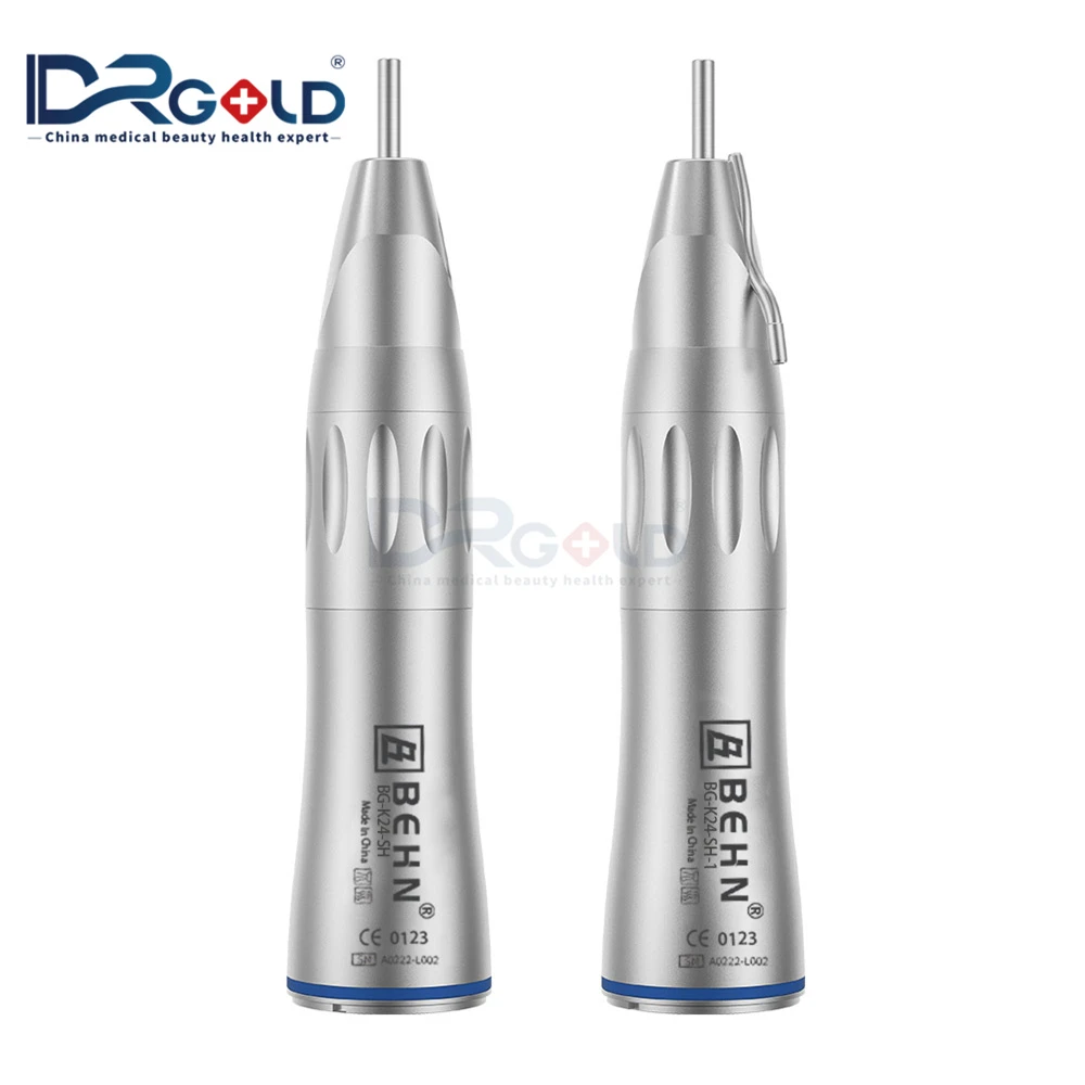 Dental Straight Handpiece 1:1 Direct Drive External Cooling Spray ...