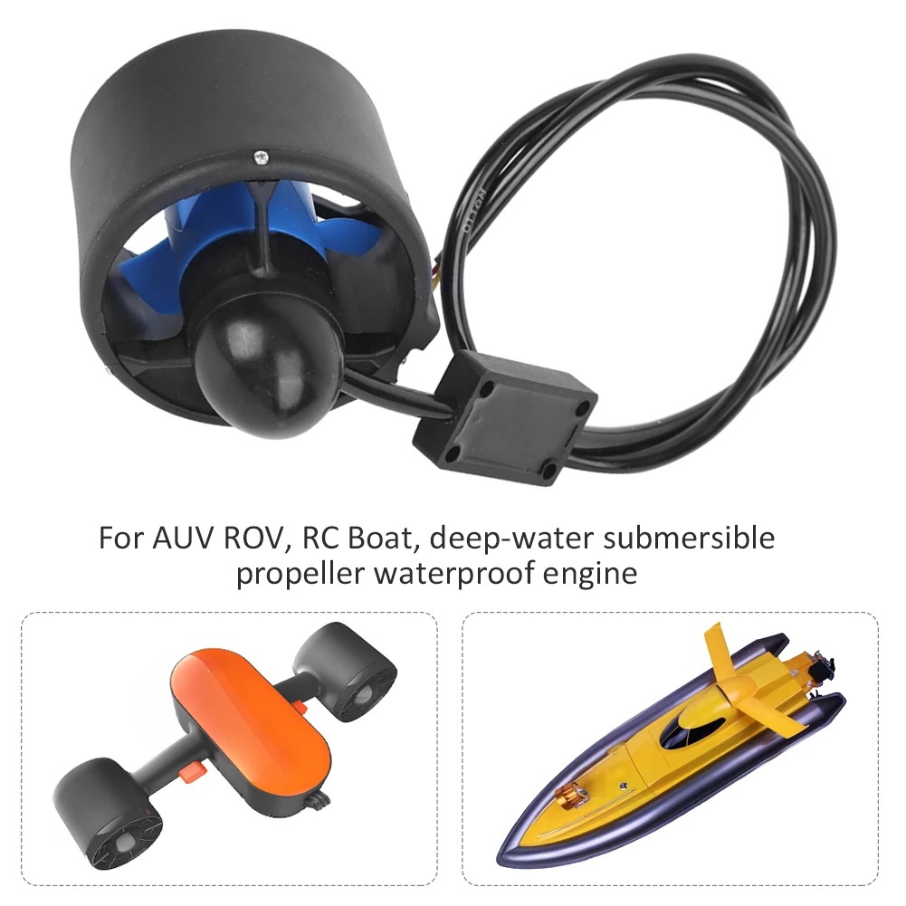 12V Underwater Deep Water Thruster Waterproof Electric Propeller Deep ...