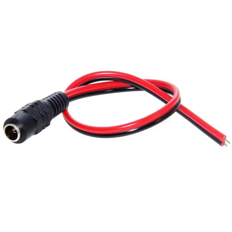 Cable-de-conexi-n-hembra-de-12V-enchufe-rojo-y-negro-Monitor-de-Cable ...