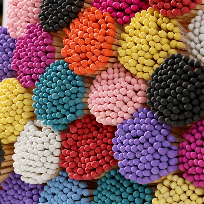 Colorful Long Matches | Long Burning Matches | White Tipped Matches ...