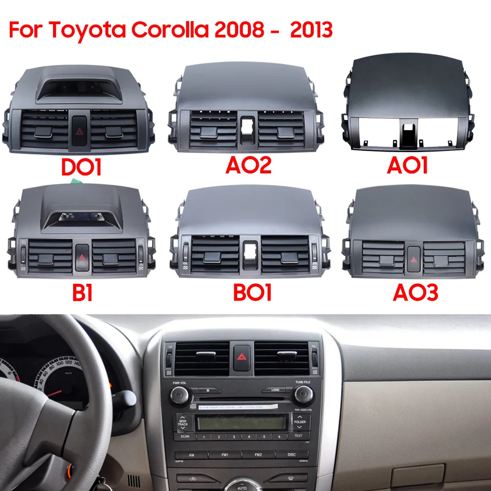 For Toyota Corolla Altis 2008 - 2013 Center Dash A/C Air Conditioner ...