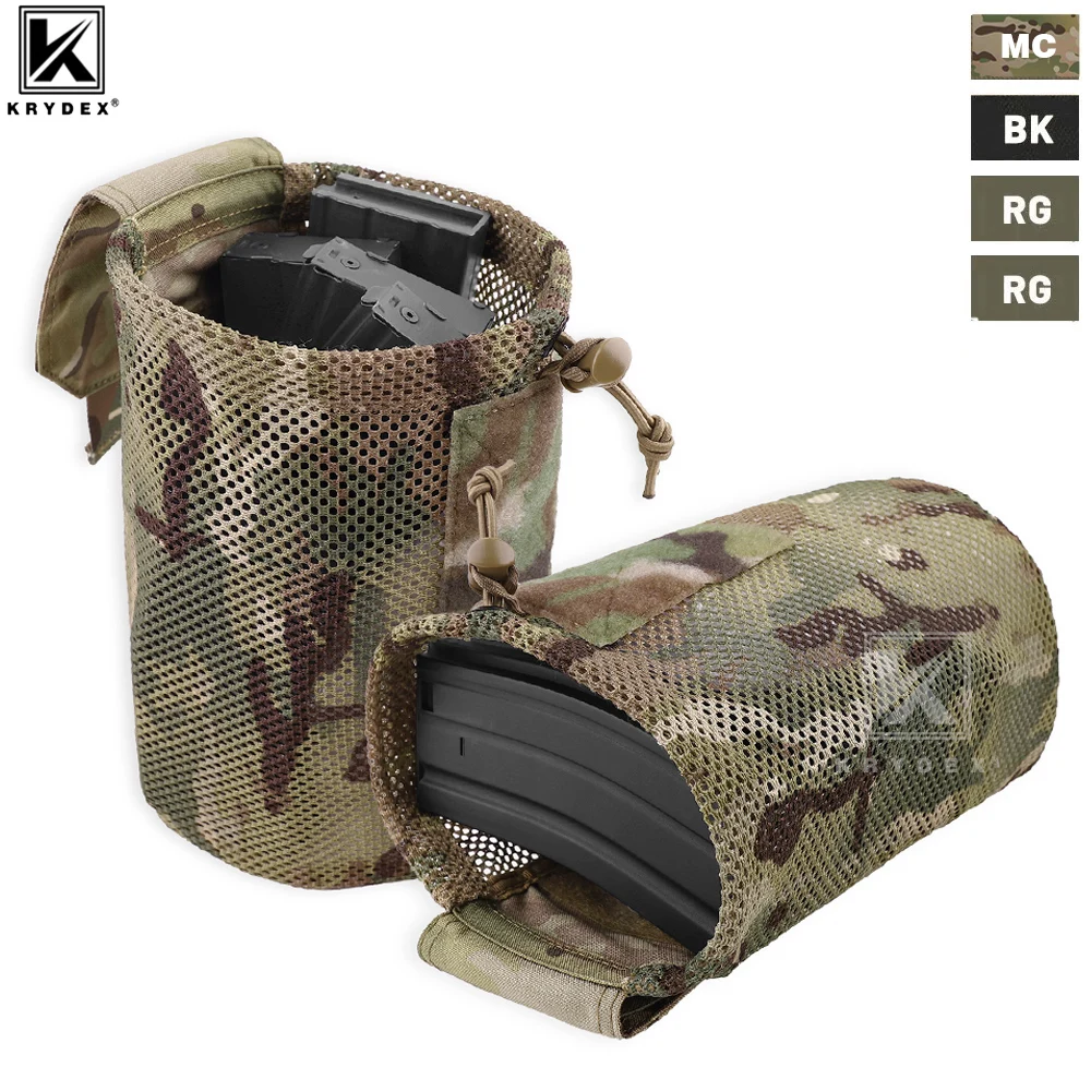 KRYDEX-500D-Tactical-Molle-Mesh-Pouch-Drop-Dump-Pouch-Foldable-Magazine ...