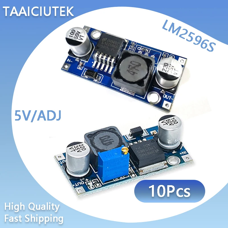 10Pcs-LM2596S-DC-DC-Adjustable-Step-Down-3-40V-Voltage-Regulator-Power ...