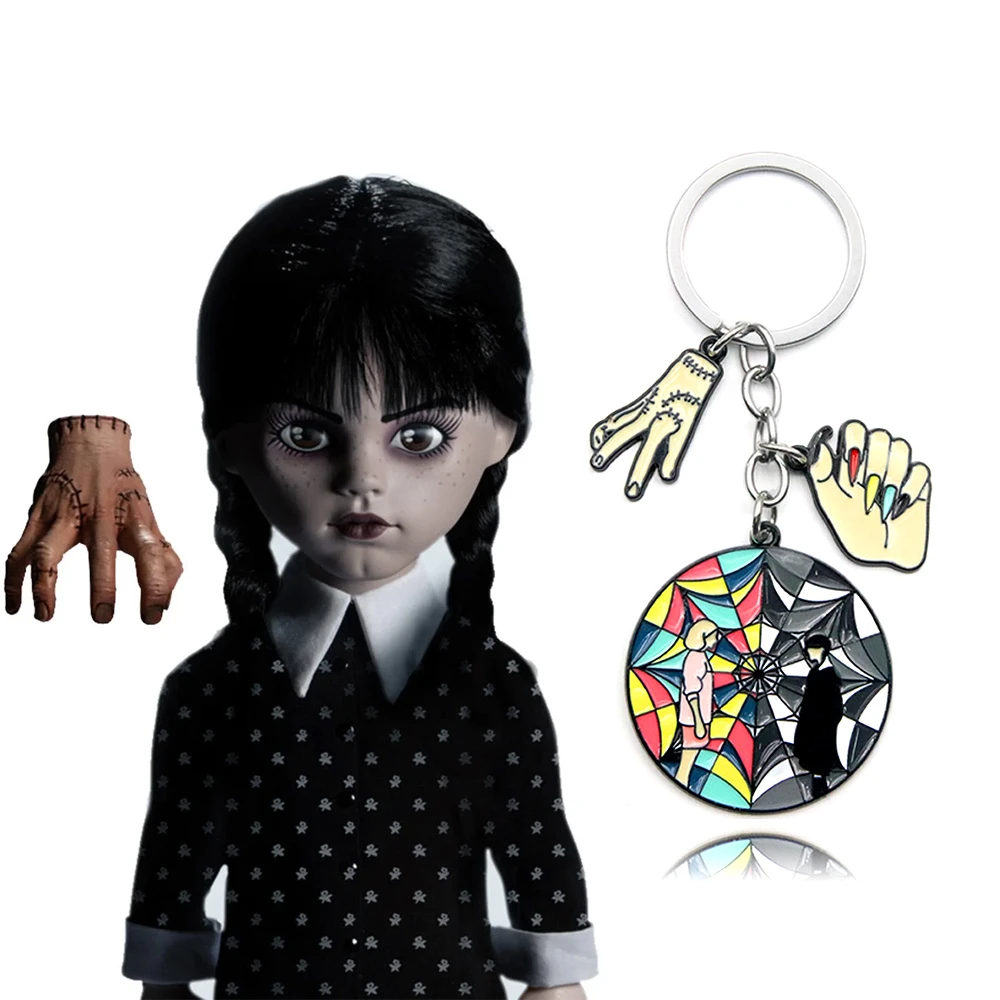 TV Show Wednesday Addams Enid Keychain Ophelia Hall Window Room Thing ...