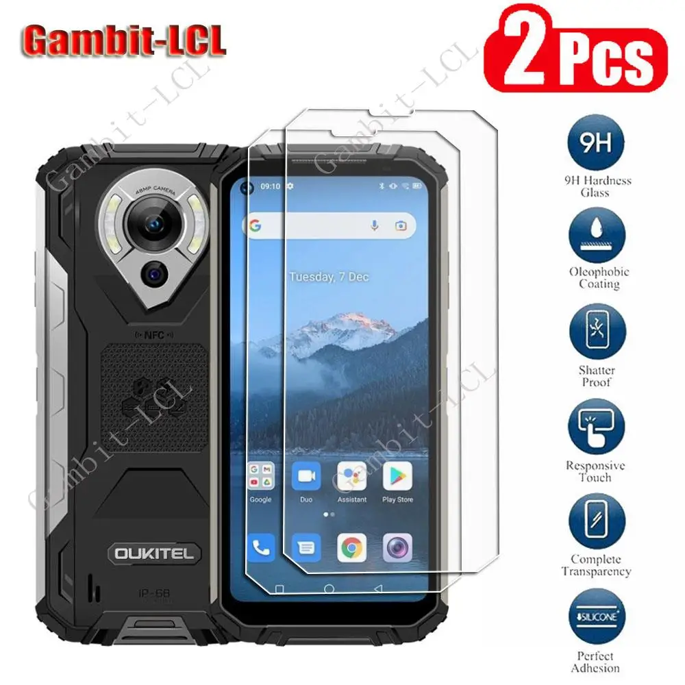 2pcs Original Protection Tempered Glass For Oukitel Wp16 6 39