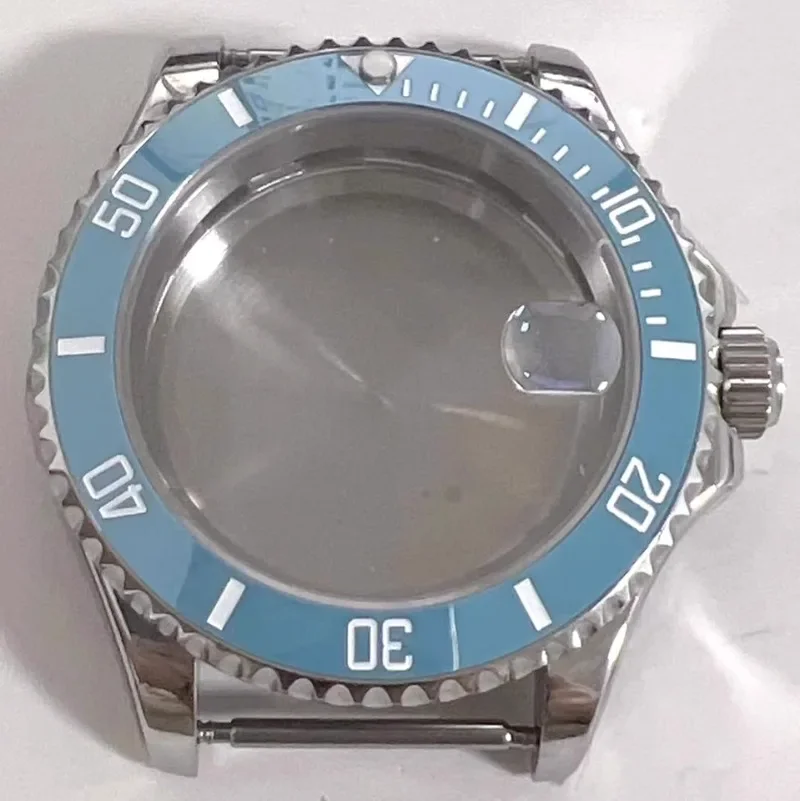 Watch-Accessories-Stainless-Steel-40mm-Yacht-Magnifying-Glass-Case ...