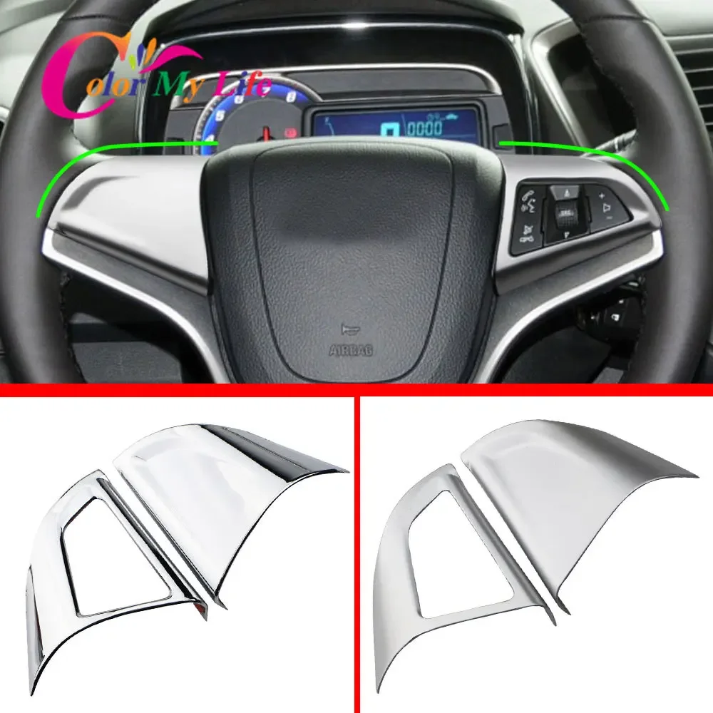 Car-Chrome-Steering-Wheel-Panel-Cover-Trim-Sticker-for-Chevrolet-Cruze ...
