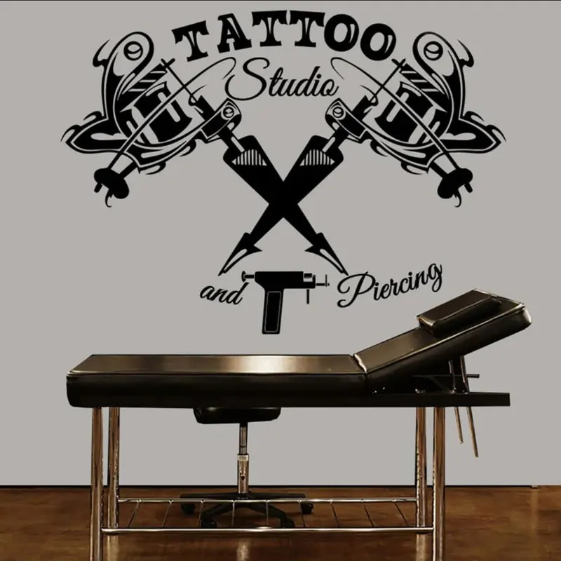 Tattoo-Studio-Piercing-Wall-Decal-Tattoo-Shop-Sign-Stickers-Interior ...