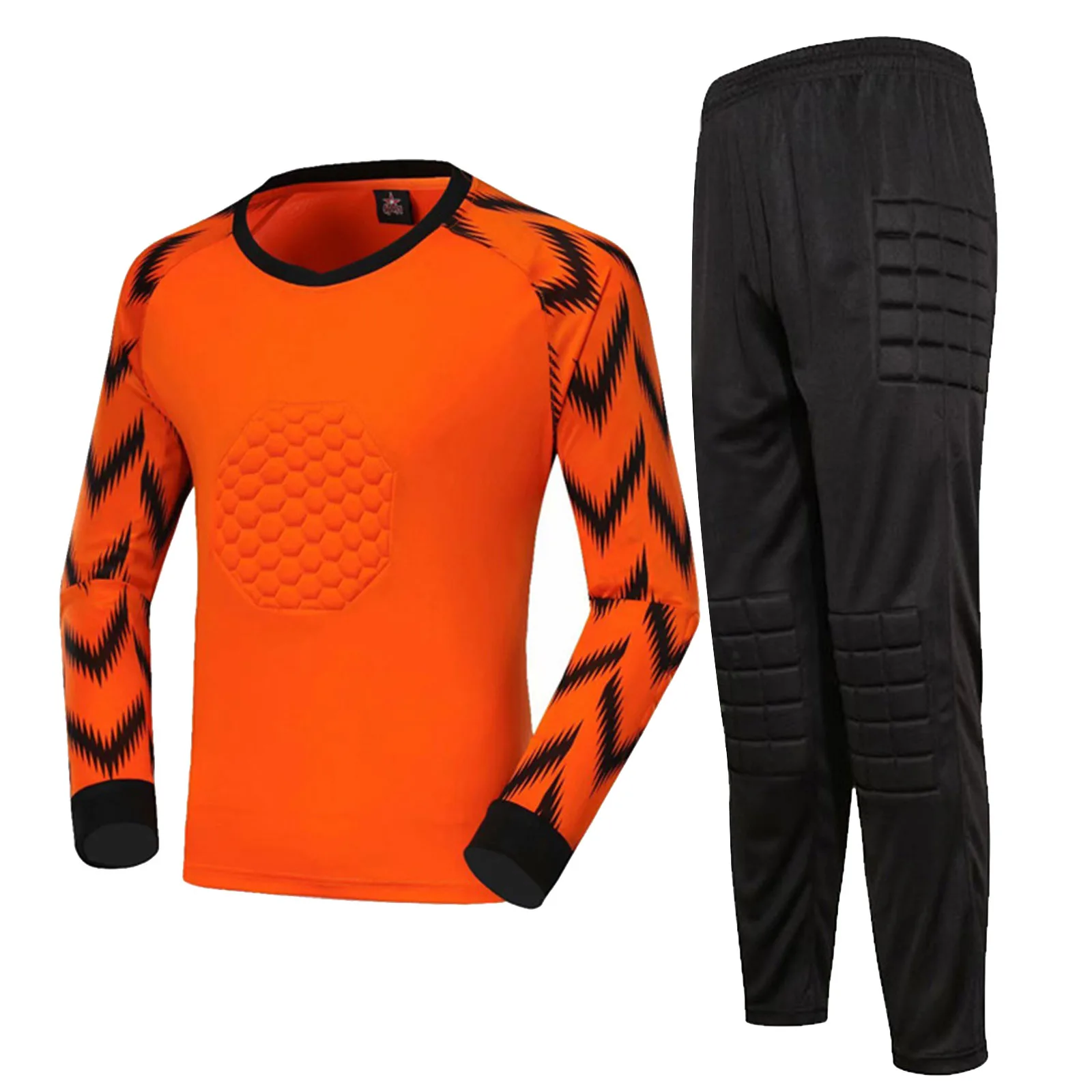 Men-Soccer-Goalkeeper-Outfit-Goalie-Sport-Suit-Long-Sleeve-Sponge-Pads ...