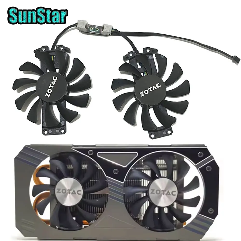 New GA81S2U 75MM GTX 960 DC 12V 0.38A ddr5 GPU video Cooling Fan,For ...