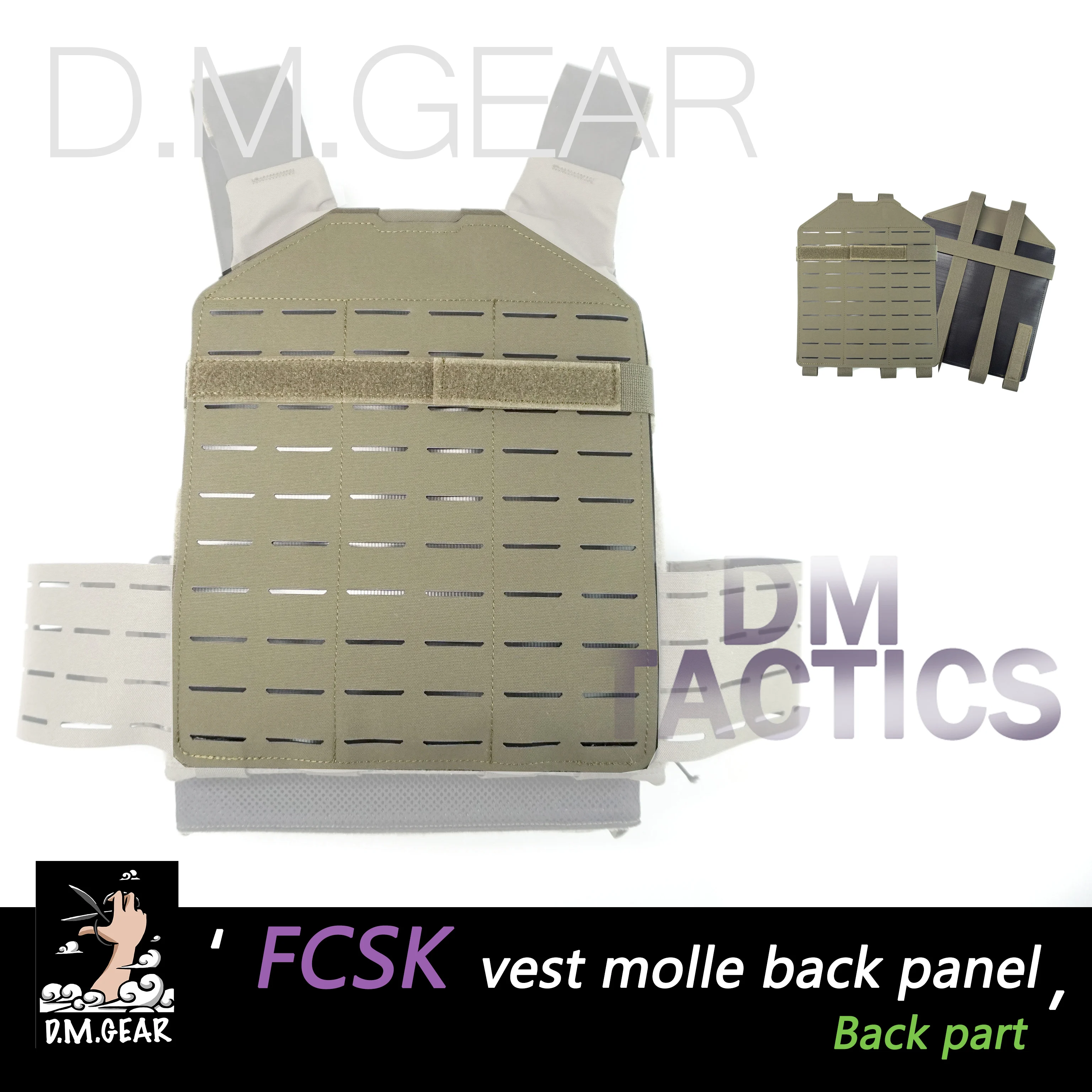 DMGear-FCSK-Tactical-Vest-Accessories-Camouflage-Molle-Mount-Back-Panel ...