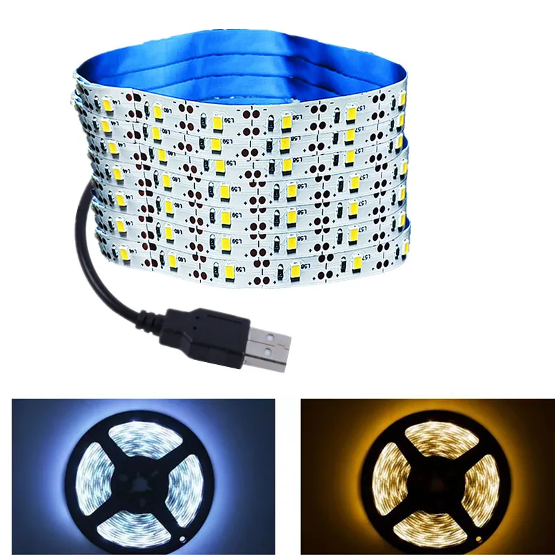 DC-5V-Led-Strip-Light-2835-5m-LED-Strip-Tape-Diode-Not-Waterproof-Lamp ...