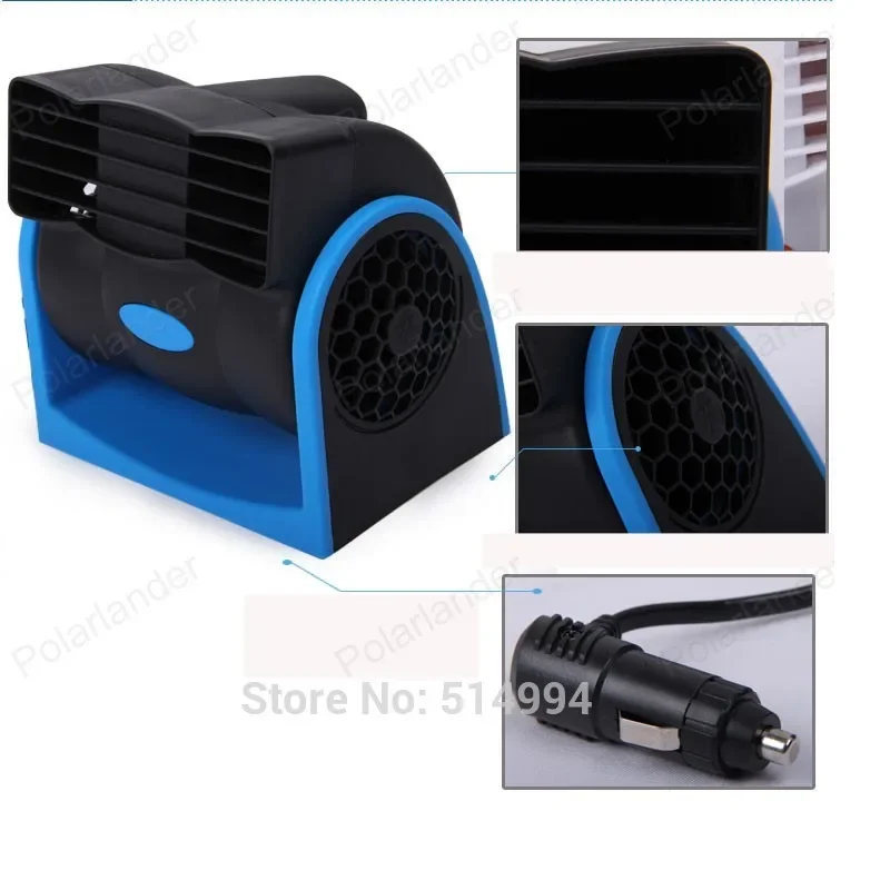 12V Mini Portable Car Auto Cooler Fan Adjustable New Cigarette Lighter ...