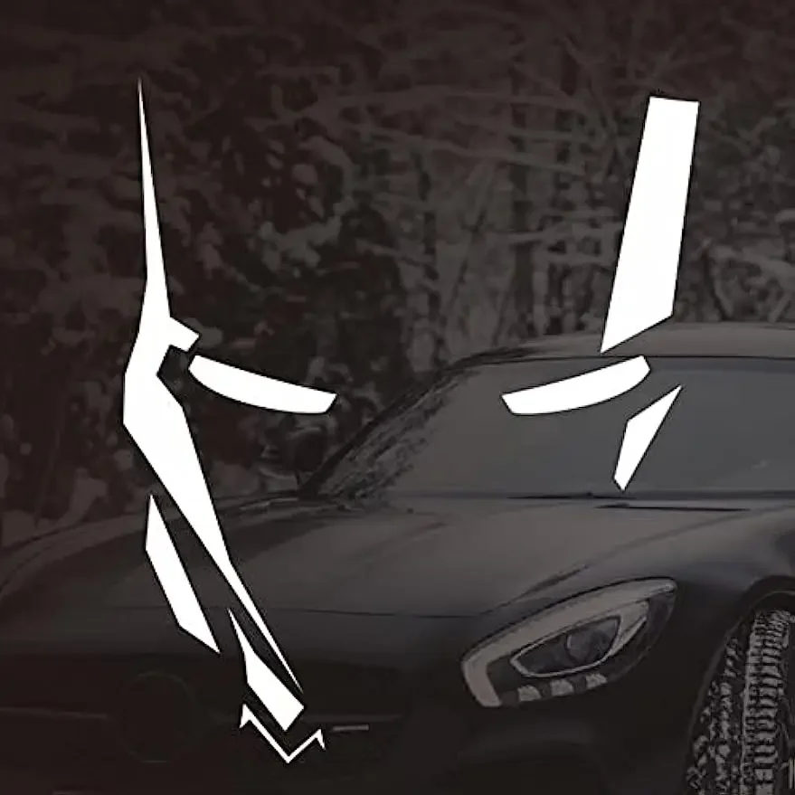 Car Decal for Iron Man Helmet Decoration Car Sticker Reflective for ...