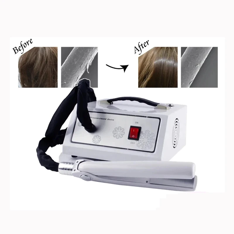 Handheld-Hair-Ice-Frozen-Closed-Device-Iron-Treatment-Hairdressing ...