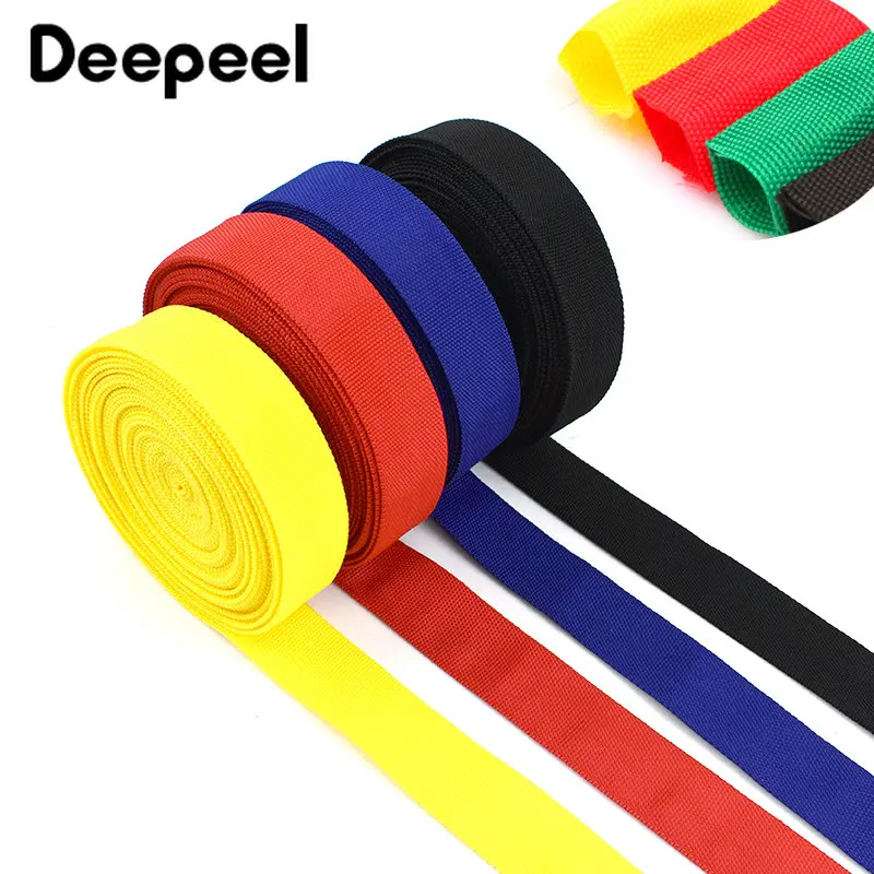 Cinta Tubular de poliéster de 10 metros y 30mm, cinta colorida de doble ...