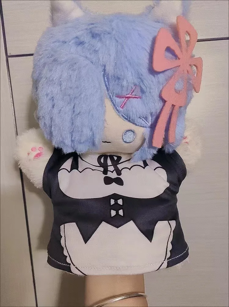 30cm-Kawaii-Anime-Re-Zero-Rem-Theme-Cosplay-Soft-Hand-Puppets-Plush ...