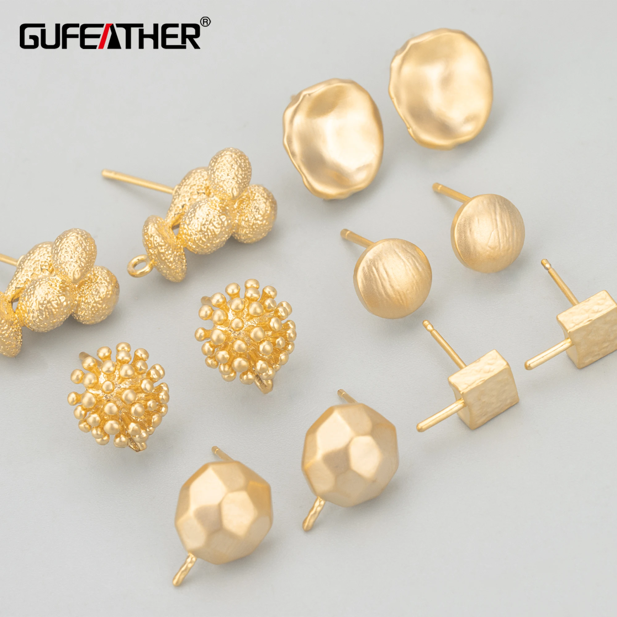 GUFEATHER-Accesorios-de-joyer-a-MD58-chapado-en-rodio-oro-de-18k-cobre ...