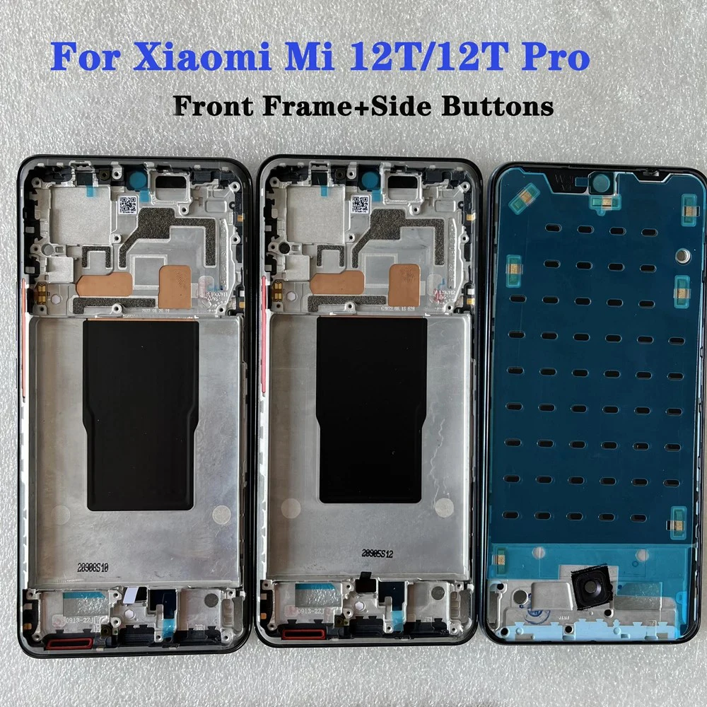 New-Middle-Frame-For-Xiaomi-Mi-12T-Front-Frame-Bezel-Housing-For-Note ...