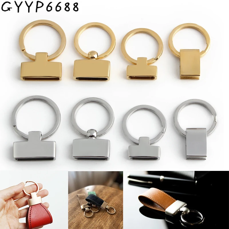 2-10-30PCS-Stainless-steel-21-18-15-12MM-Metal-O-Ring-Buckle-Key-Fob ...