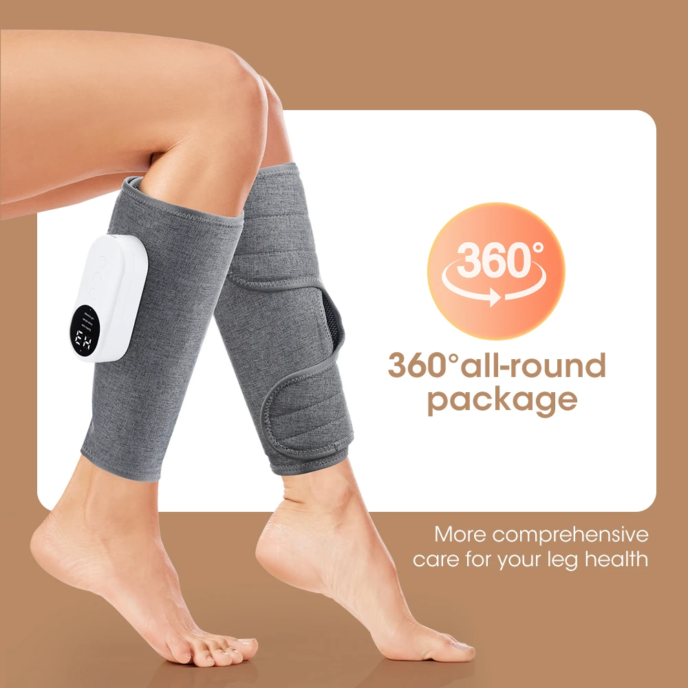 Air Pressure Calf Massager Machine, Relaxamento muscular da perna do pé ...